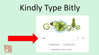 How to Use Bit ly | PPTX