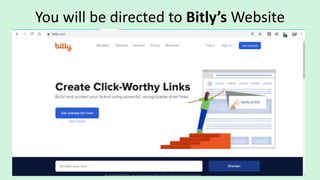 How to Use Bit ly | PPTX