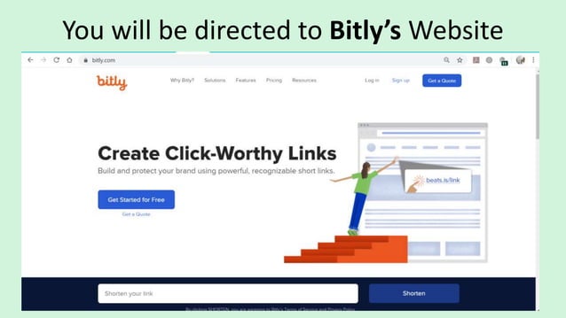 How to Use Bit ly | PPTX | Browsers | Computer Software and Applications