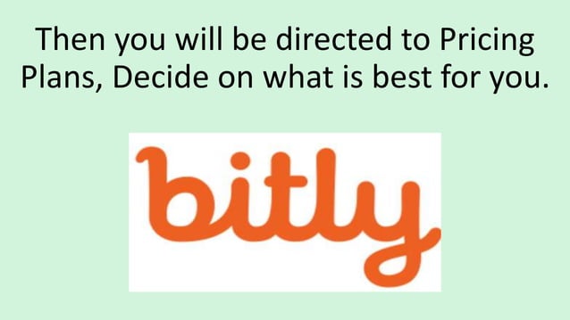 How to Use Bit ly | PPTX | Browsers | Computer Software and Applications