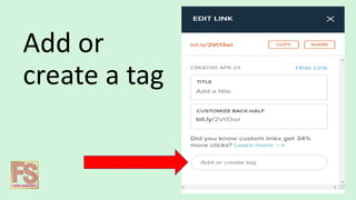 How to Use Bit ly | PPTX