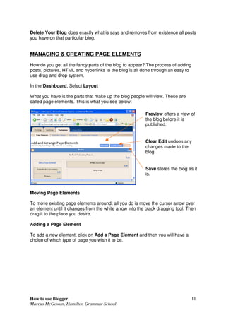 How To Use Blogger | PDF