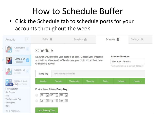 How to use buffer app | PPT