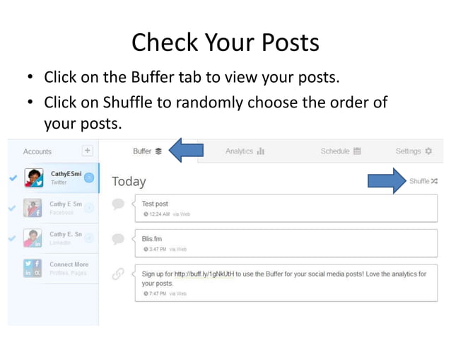 How to use buffer app | PPT