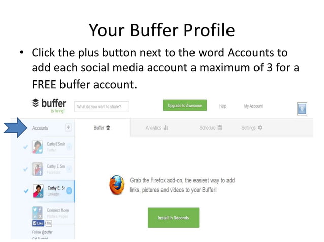 How to use buffer app | PPT