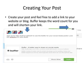 How to use buffer app | PPTX