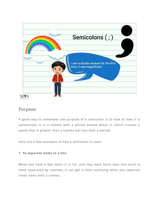 How to Use Colons Semicolons and Dashes.pdf | Gardening | Home & Garden