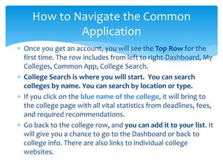 How to use common app | PPT