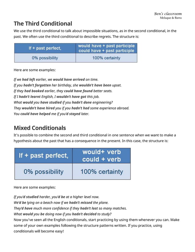 How to use conditionals in English...pdf