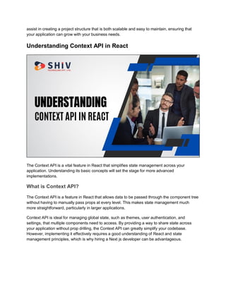 Getting Started with Context API in Next JS 14: A Comprehensive Guide | PDF