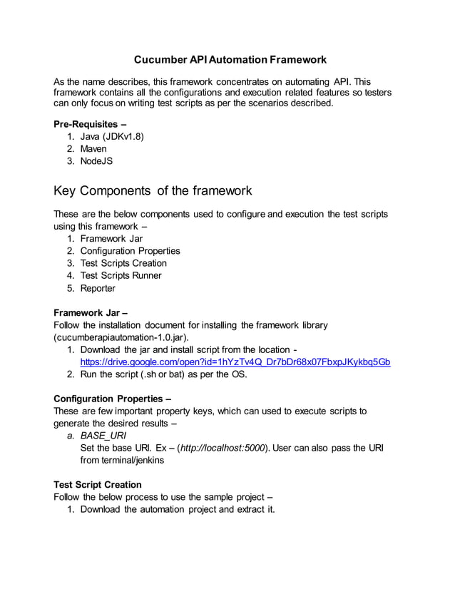 How to use_cucumber_rest-assured_api_framework | PDF