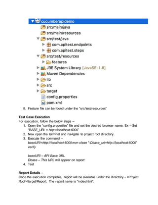 How to use_cucumber_rest-assured_api_framework | PDF