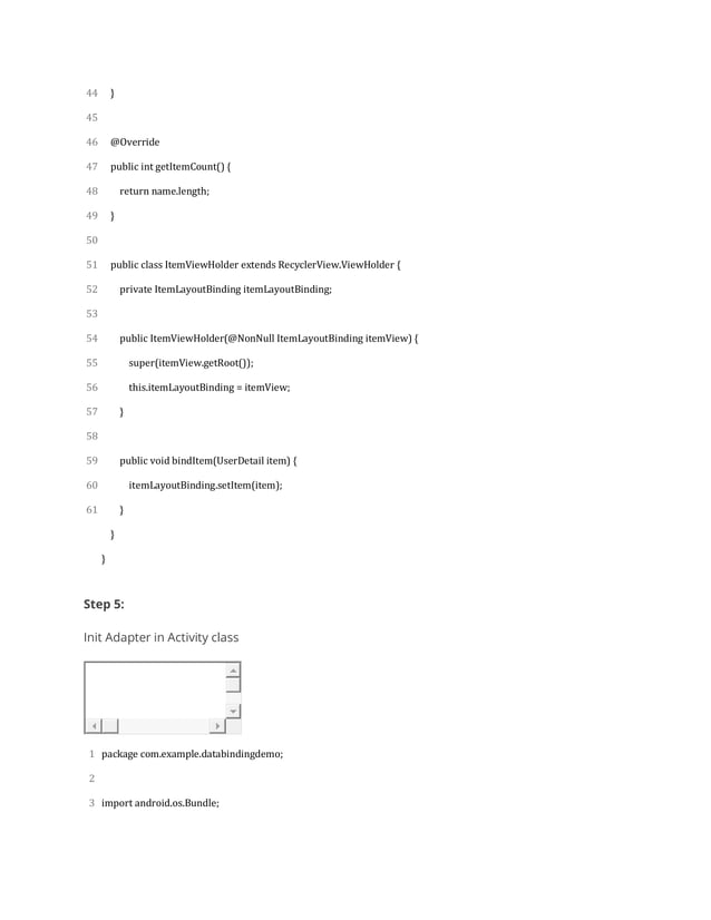 How To Use Data Binding In Android Pdf