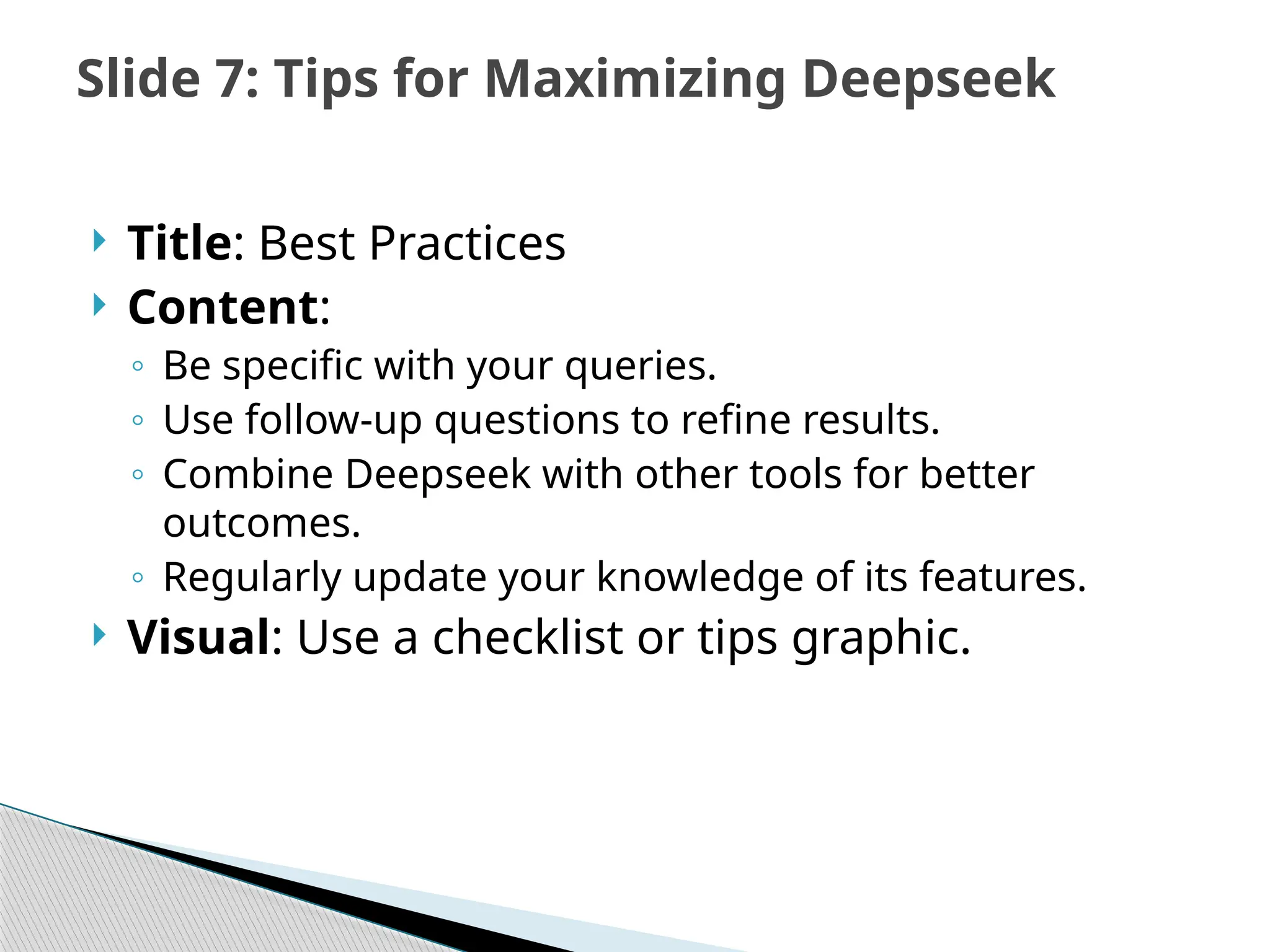How to use Deepseek and benefit from the AI App | PPTX