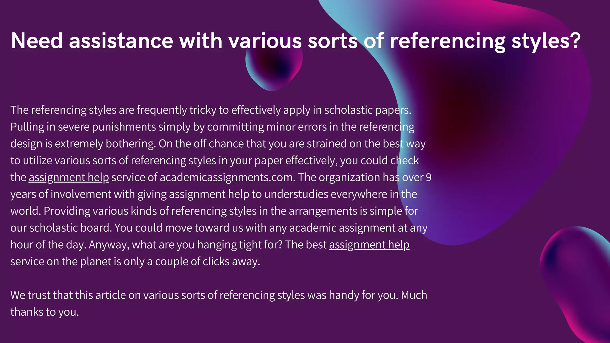 How to use different types of referencing styles | PPT