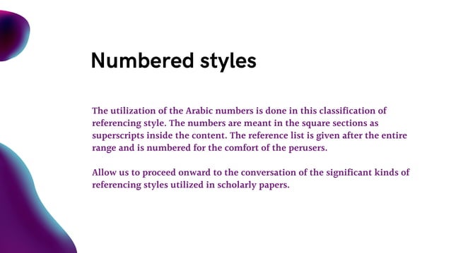 How to use different types of referencing styles | PPT