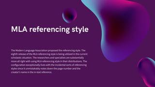 How to use different types of referencing styles | PPT