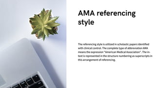 How to use different types of referencing styles | PPT