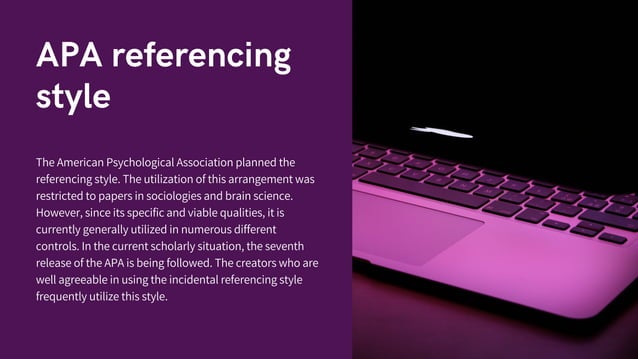 How to use different types of referencing styles | PPT