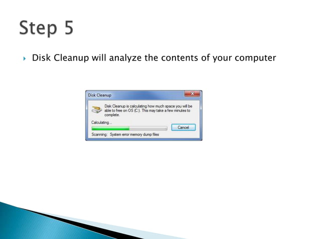 How to use disk cleanup on your PC | PPTX | Operating Systems | Computer Software and Applications