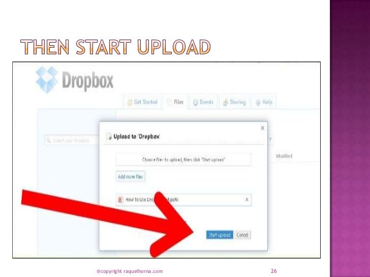 How to use dropbox