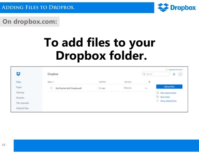 How to use dropbox tutorial - gaistage