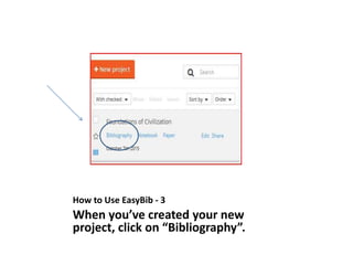 How to use easybib | PPT