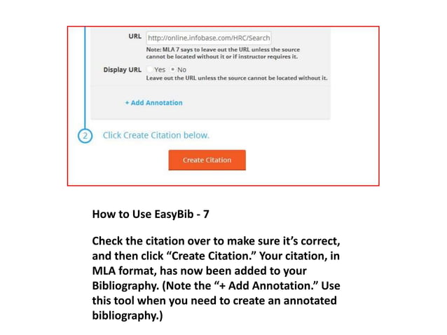 How to use easybib | PPT