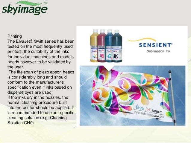 How to use ElvaJet® Swift Sensient Sublimation Ink in Textile Printing?