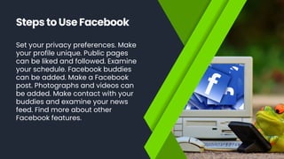 How To Use Facebook: A Complete Guide | PDF