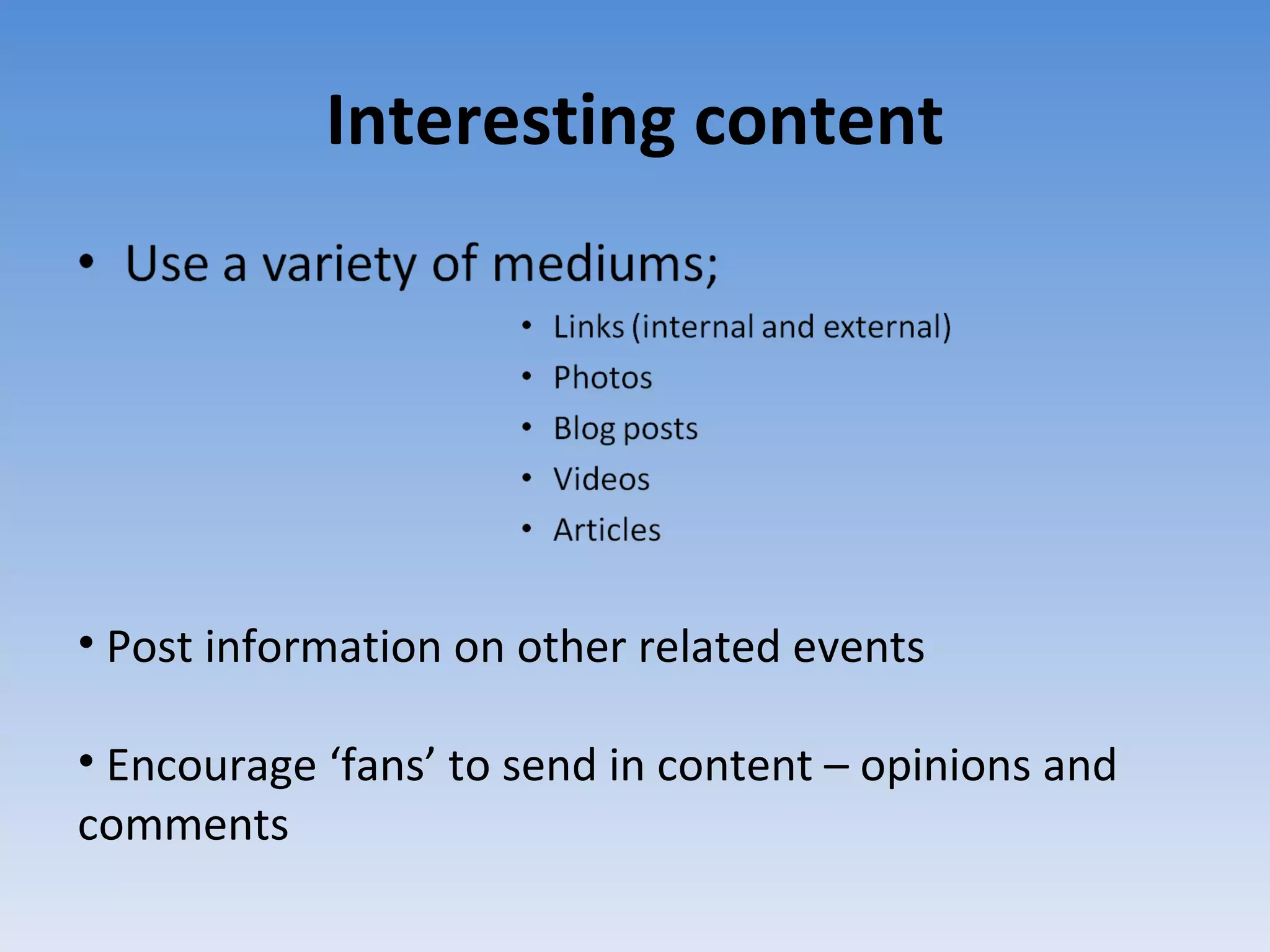 How to use facebook effectively for your business | PPT