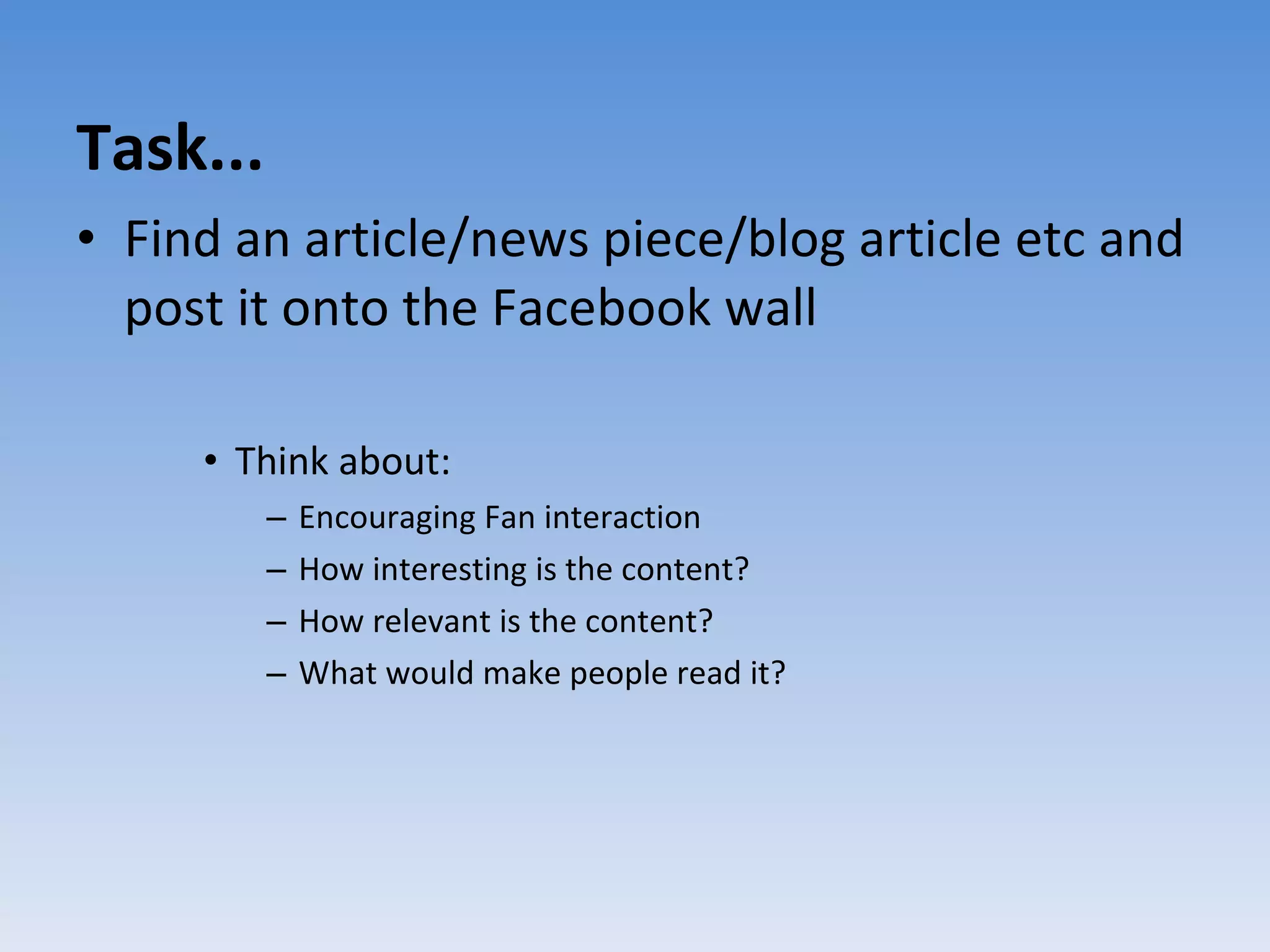 How to use facebook effectively for your business | PPT | Social ...