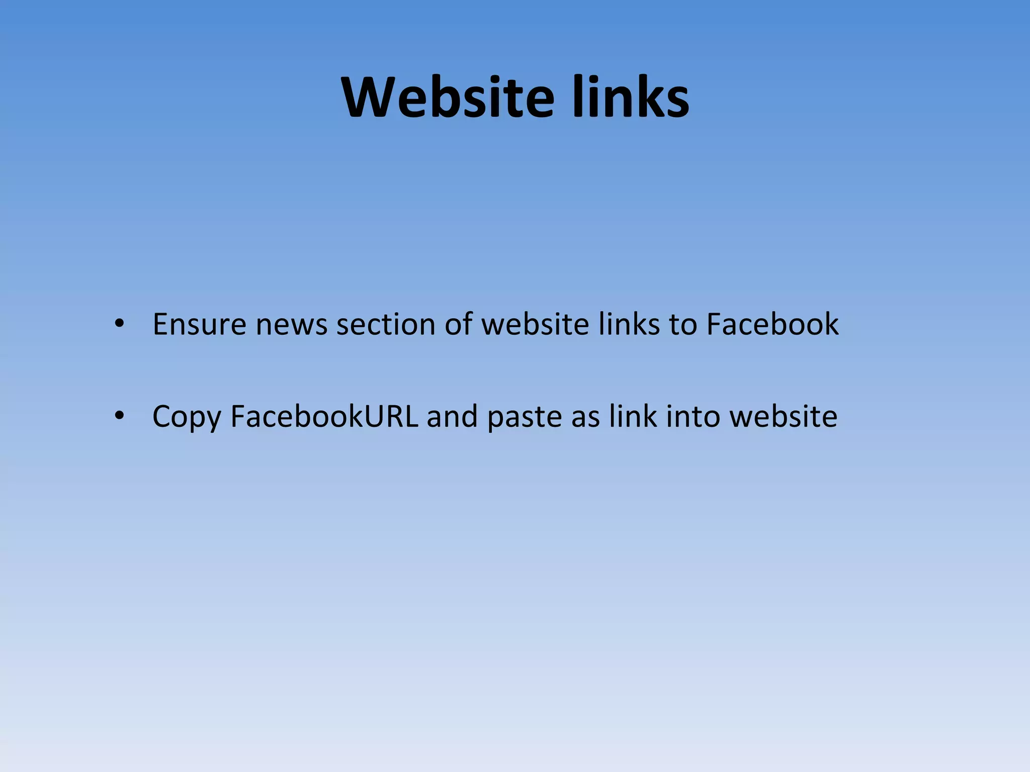 How to use facebook effectively for your business | PPT | Social ...