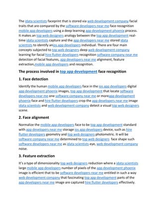 How To Use Face Recognition In App Development Using Deep Learning.pdf