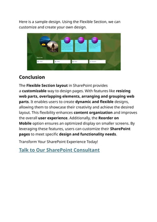 How to use flexible sections in SharePoint pages.docx