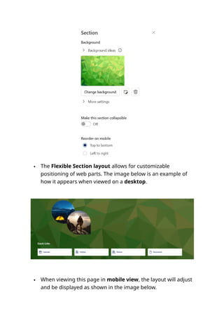How to use flexible sections in SharePoint pages.docx