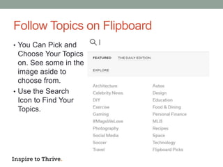 How to Use Flipboard | PPT | Free Download