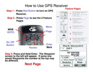 How to use garmin72 gps | PPT