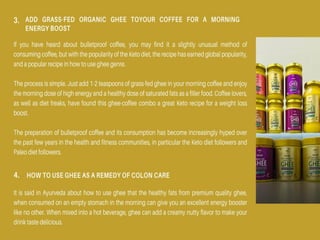 How to use ghee | PDF | Cooking | Food & Drink