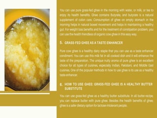 How to use ghee | PDF | Cooking | Food & Drink