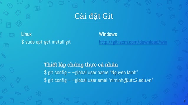 Ứng dụng Git/Github trong hoạt động nhóm cho sinh viên CNTT | PPTX