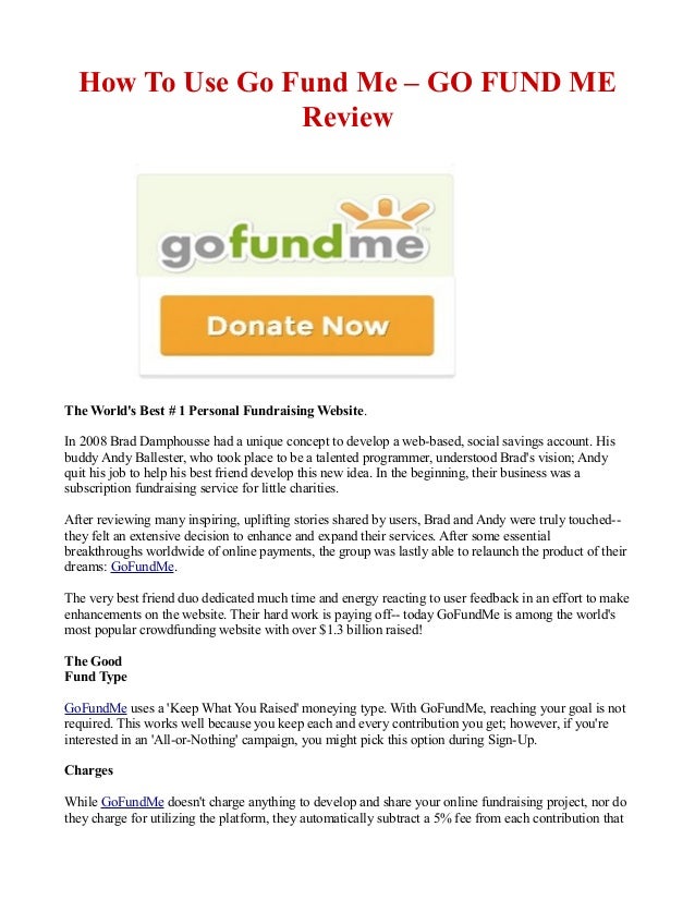 How To Use Go Fund Me How To Use Go Fund Me