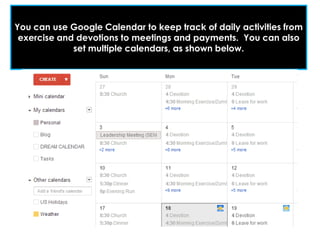 How to Use Google Calendar | PPTX
