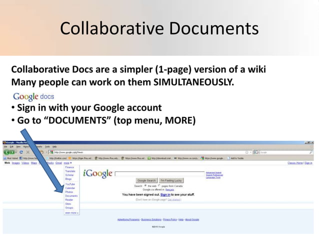 How To Use Google Docs | PPT