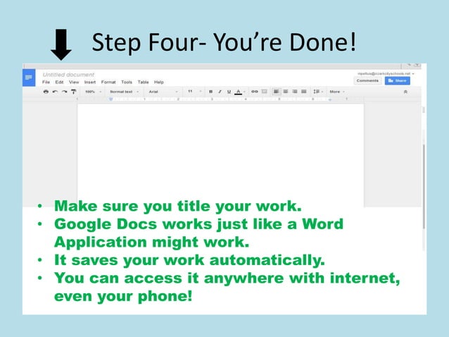 How to use Google Docs | PPT