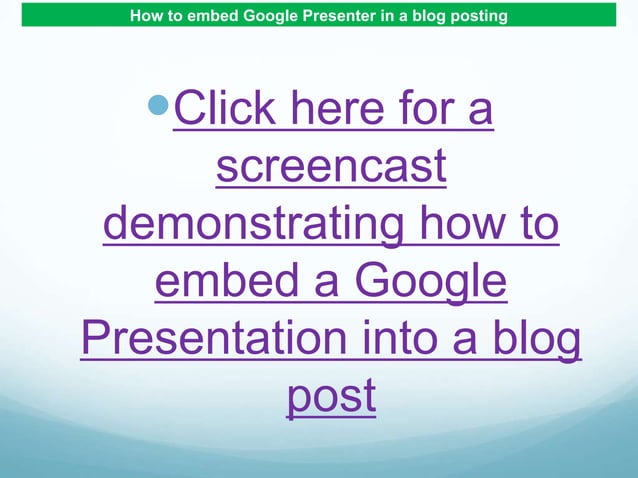 How to Use Google Docs - Part 1 | PPT