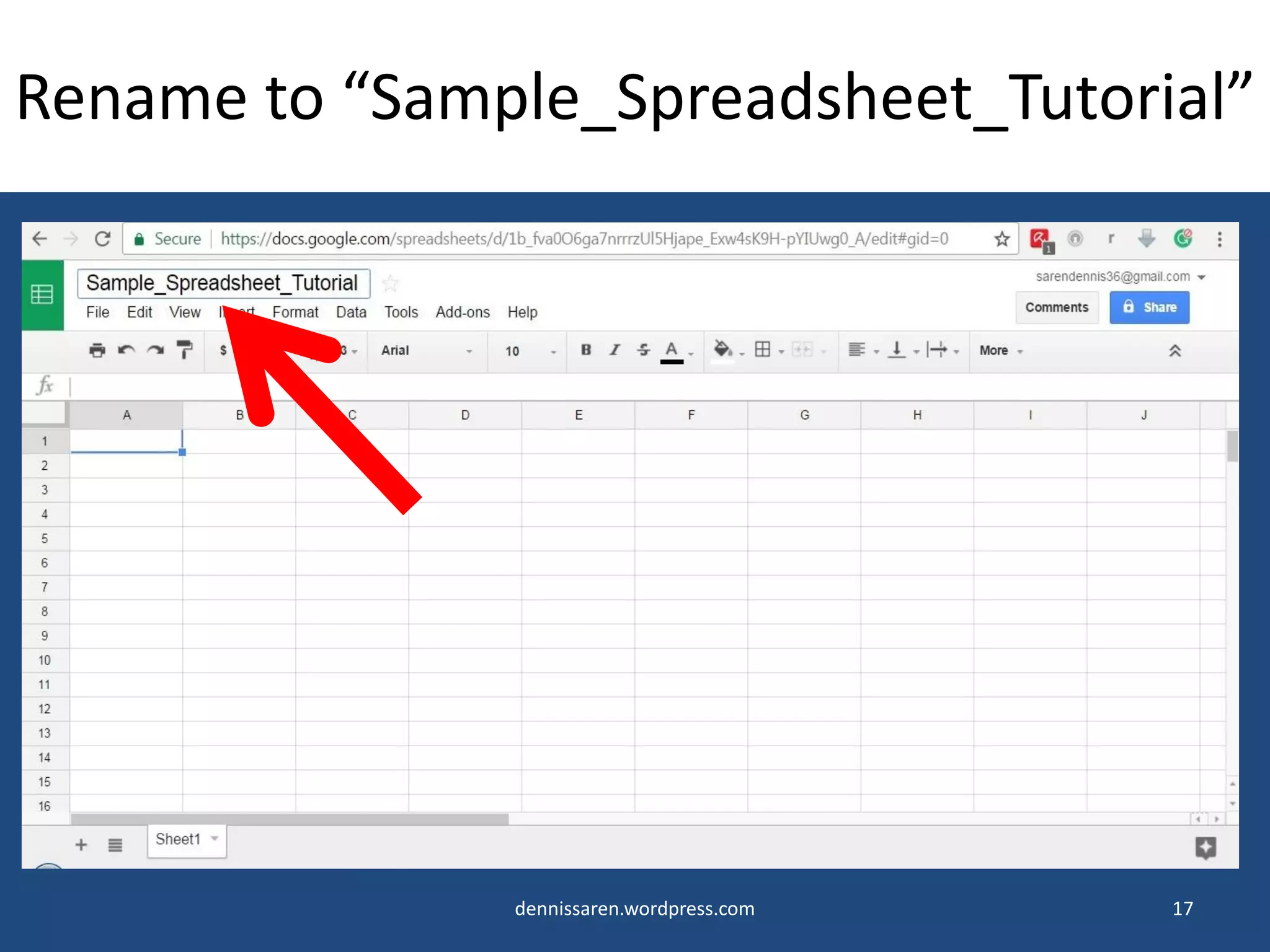 How to use google sheets | PDF | Web Design and HTML | Internet