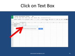 How to use google sheets | PPT