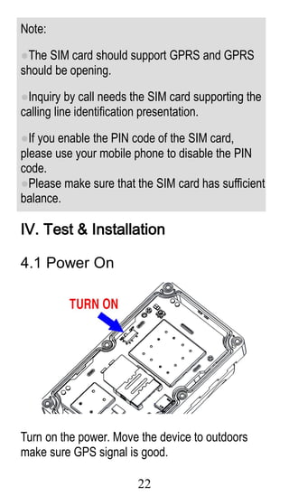 How to Use GPT09 GPS Tracking Device for Vehicle | PDF