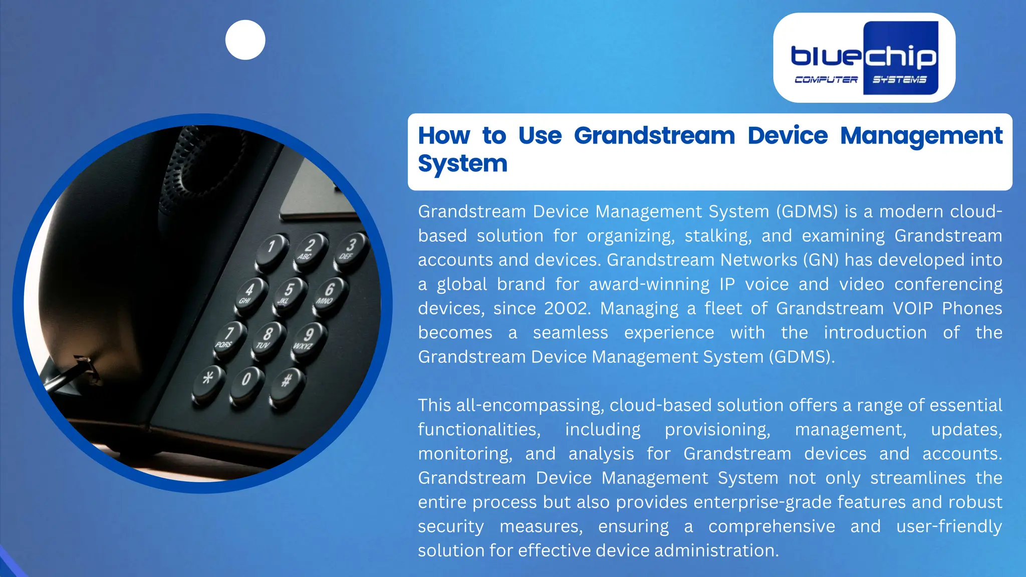 How to Use Grandstream Device Management System | PPTX | Cloud ...